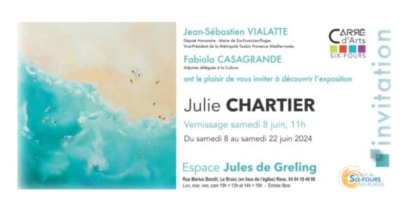 Vernissage de l'exposition de Julie Chartier - Le Var et Vous